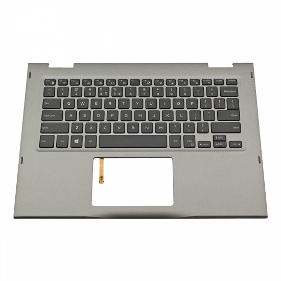 Πληκτρολόγιο keyboard για Dell Inspiron 13 5368 5378 Gray Frame Black ...