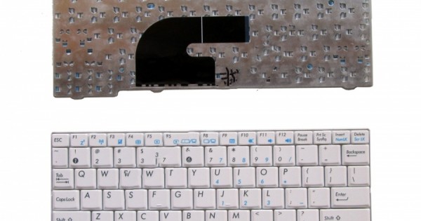 Πληκτρολόγιο keyboard για ASUS EEE PC MK90 MK90H WHITE US - V091962BS1 ...