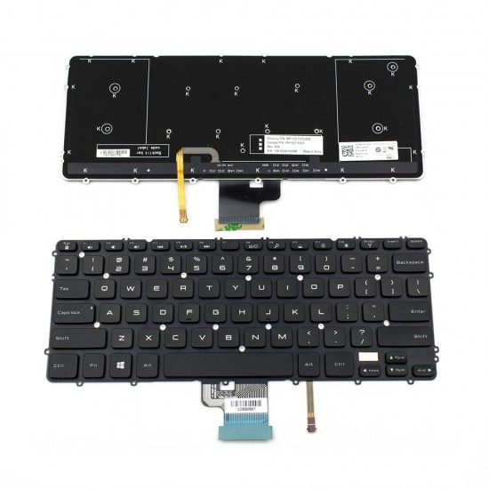 Πληκτρολόγιο keyboard για Dell Precision M3800 XPS 15 9530 Black ...