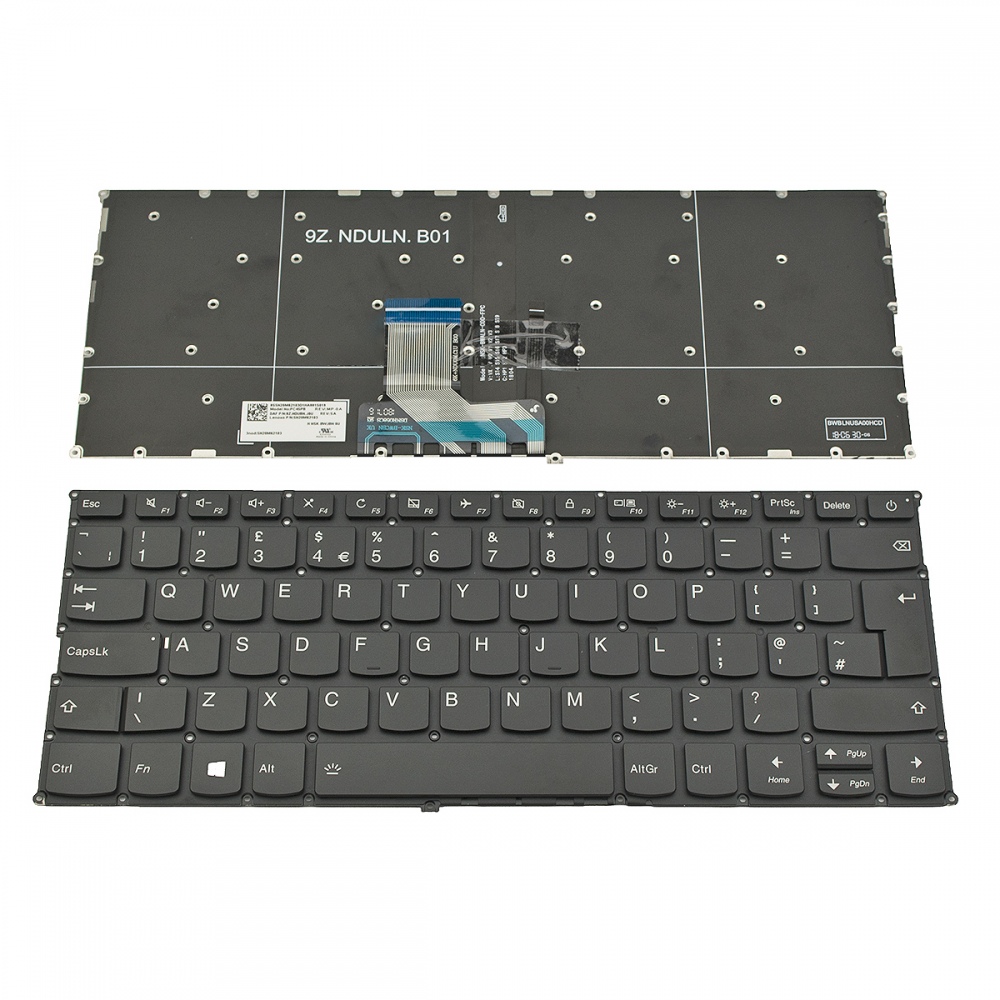 Πληκτρολόγιο keyboard για Lenovo Ideapad 320s-13ikb 720s-14ikb Yoga 720 ...