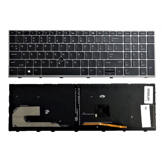 Πληκτρολόγιο Keyboard HP Elitebook ZBook 15u G5